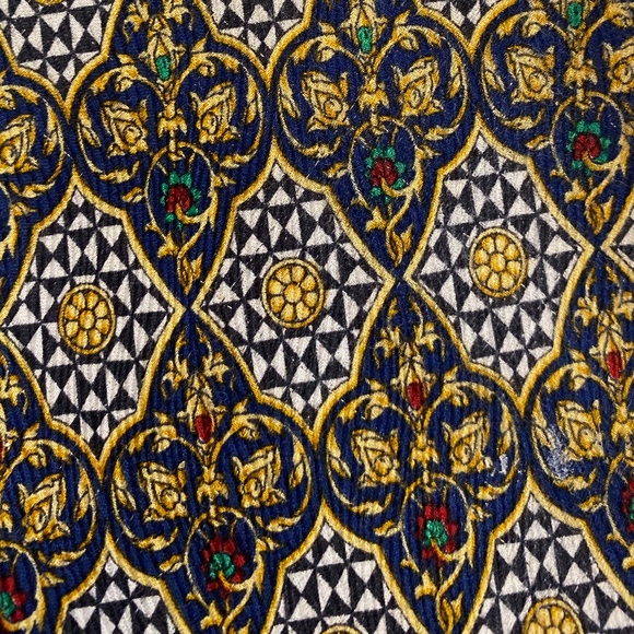 Versace | Accessories | Versace V2 Silk Tie Handmade In Italy | Poshmark